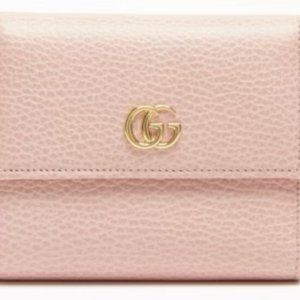 Gucci | Bags | Gucci French Wallet In Pink Leather New In Box | Poshmark